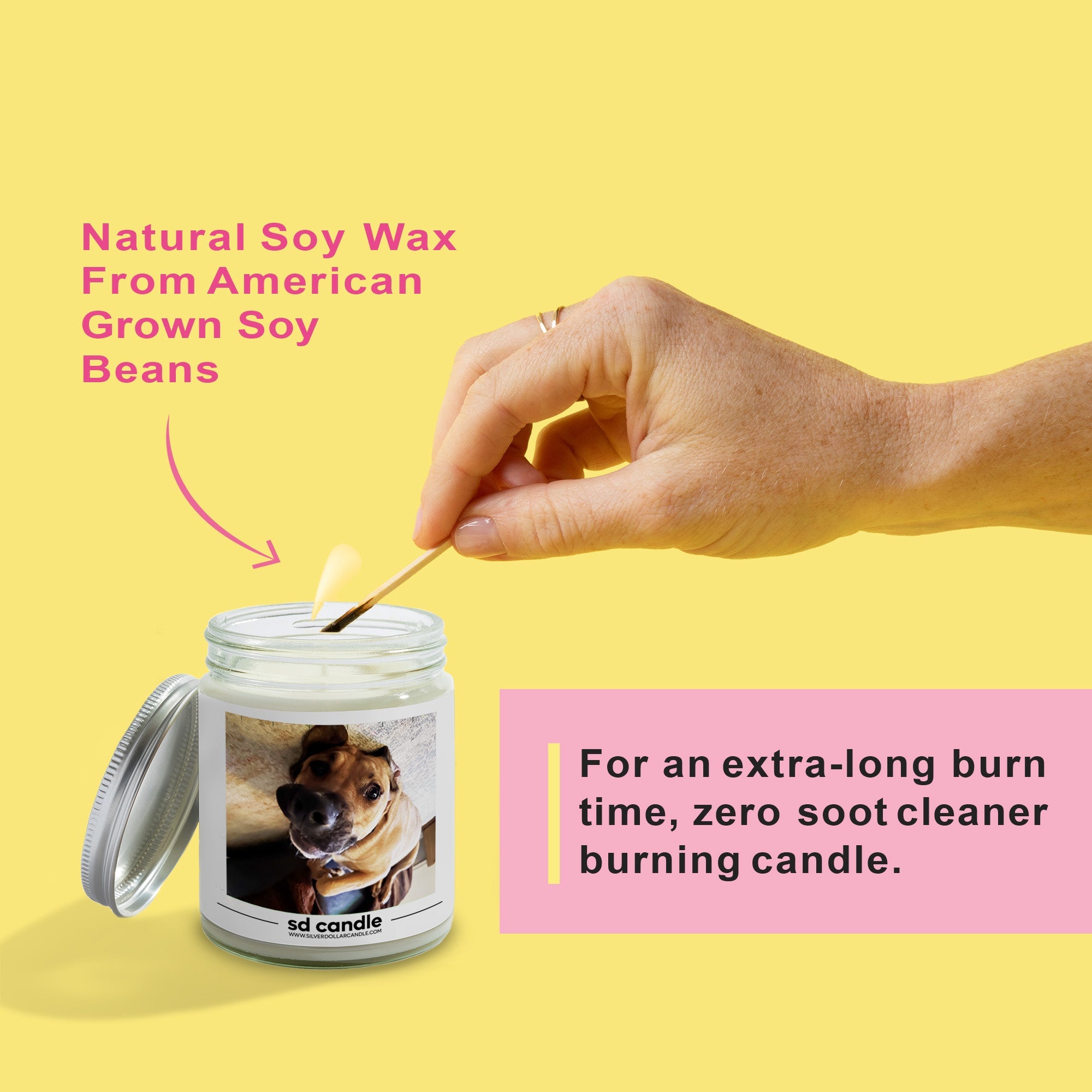 Personalized Photo Candles | Custom Photo Candle | Candle with Picture ...